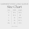 Simply Sage Market - Women's Garment Dyed Long Sleeve Graphic T-Shirt ...
