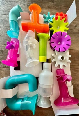 Boon Bundle Building Toddler Bath Tub Toy With Pipes Cogs And Tubes ...