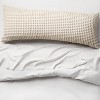 Waffle Body Pillow Cover Natural - Casaluna™ : Target