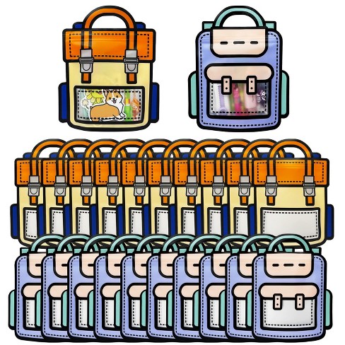Wrapables Reusable Backpack Sealable Goodie Bags, 20pcs : Target