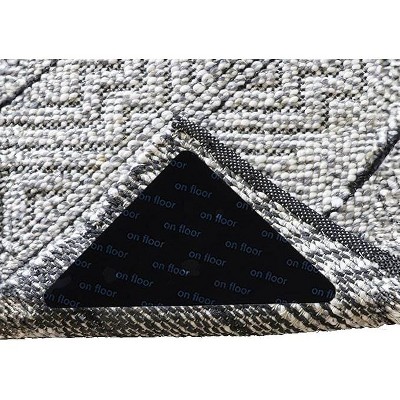 Isometry Modern Geometric Triangle Soft Area Rug : Target