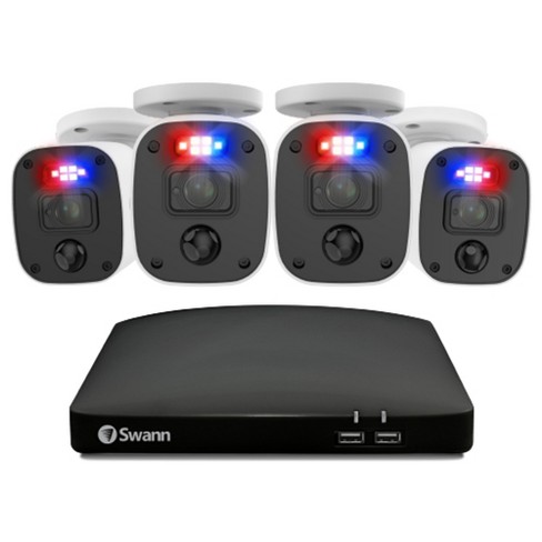 Swann 1080p Video 8 Channel Dvr Security Camera Surveillance System, 4 ...