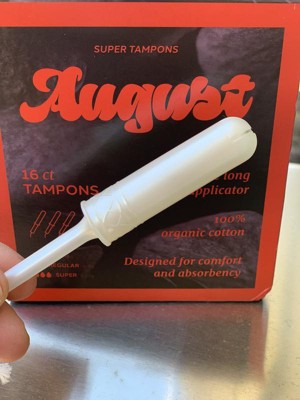 Its August Organic Super Tampons - 16pk : Target