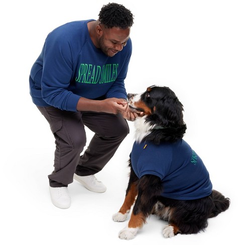 Adult "spread Smiles" Crewneck Sweatshirt - Navy Blue - The Cuddle ...