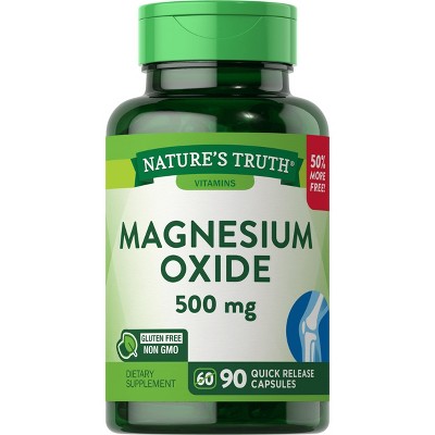 Nature's Truth Triple Magnesium Complex | 100 Capsules | From Magnesium ...