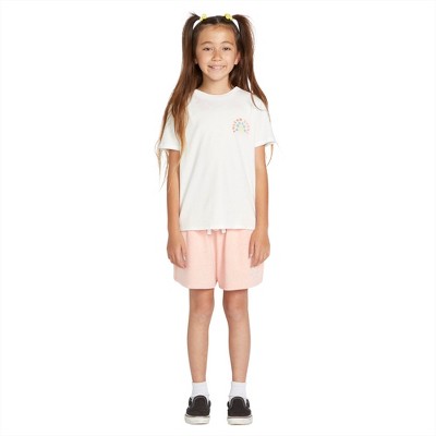 Volcom Girls Last Party Short Sleeve Tee, Star White - Xxs : Target