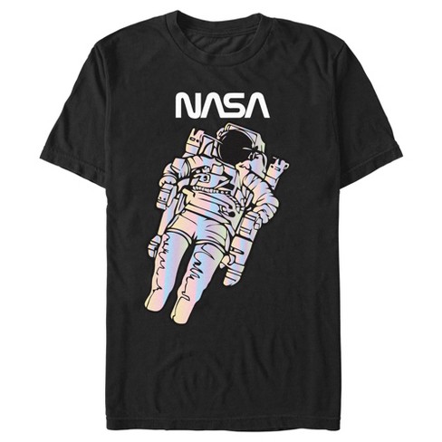 Men's Nasa Space Astronaut Logo T-shirt - Black - Medium : Target