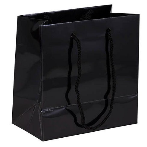 Jam Paper Gift Bags With Rope Handles - Small Square - 6 1/2 X 6 1/2 X ...