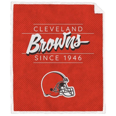 Nfl Cleveland Browns Classic Fleece Throw Blanket : Target