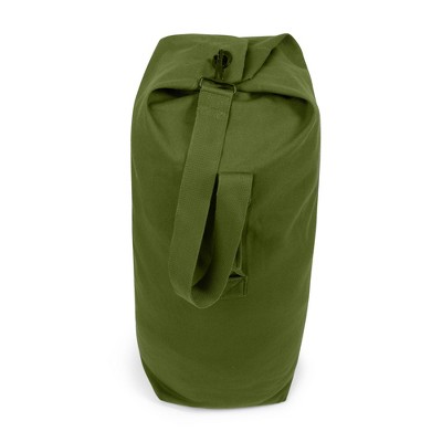 Bear & Bark Top Load Duffle Bag - Green 40x25" - 110.7l - Large Canvas ...