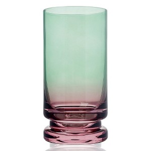 Kinor Purple & Green Highball Glasses 6pk : Target