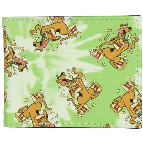 Scooby-doo Men's Scooby Snacks Tie-dye Bi-fold Wallet Multicoloured ...