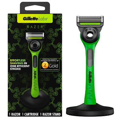 Razer + Gillette Labs Exfoliating Bar Razor + 1 Razor Blade Refill ...