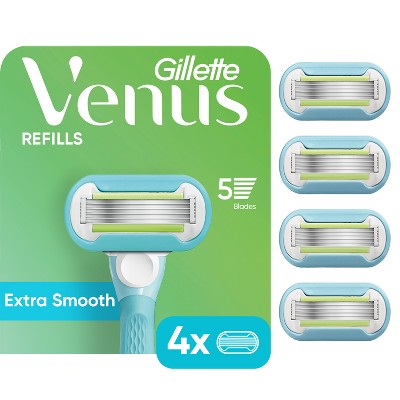 Venus Smooth Women's Razor Blade Refills - 4ct : Target