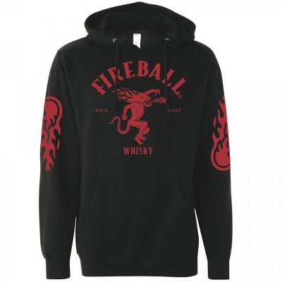 Mens Fireball Whisky Sleeve Print Hoodie - 3XLarge : Target