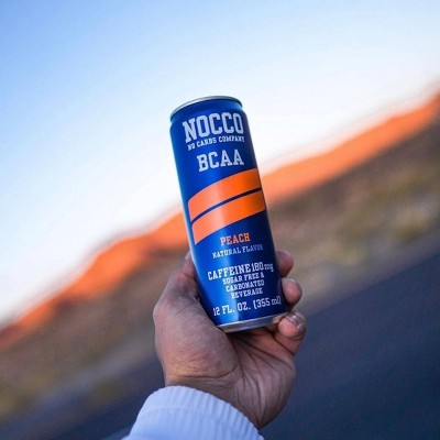Buy NOCCO BCAA Peach Carbonated Beverage - 12 fl oz Can Online at ...