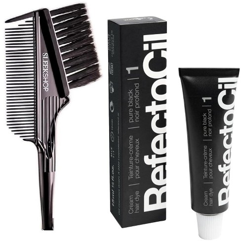 Sleekshop Brush/comb + Refectocil Cream Hair Color (w/ Sleekshop 3-in-1 ...