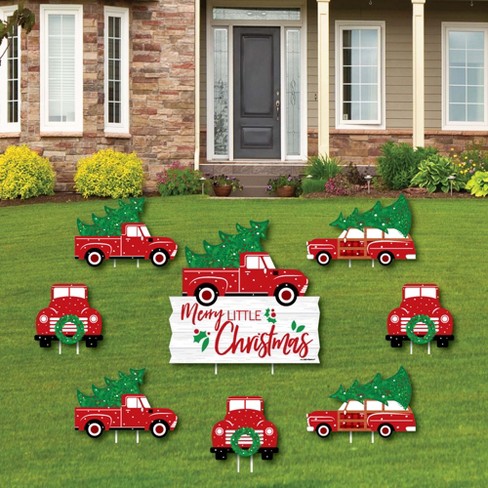 Big Dot Of Happiness Merry Little Christmas Tree - Yard Sign And ...
