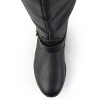Journee Collection Womens Spokane Stacked Heel Riding Boots, Black 6 ...