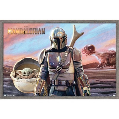 Trends International Star Wars: The Mandalorian - Mando And The Child ...