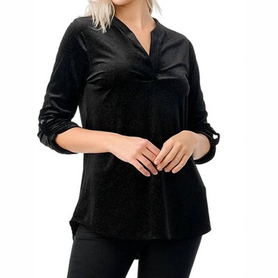 Women's Sparkle Velvet Top - Ltx Sportswear M : Target