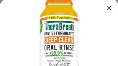 Therabreath Deep Clean Antiseptic Oral Rinse - 16 Fl Oz : Target
