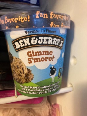 Ben & Jerry's Gimmesmore Toasted Marshmallow Ice Cream - 16oz : Target