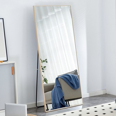 Neutypechic Wood Frame Full Length Mirror, Dressing Mirror, Decorative ...