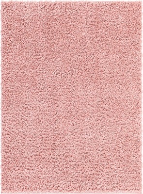 Unique Loom 8' 0 X 11' 0 Davos Shag Dusty Rose Area Rug : Target