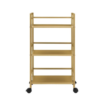 Vasagle Bar Cart Gold Home Bar Serving Cart Wine Cart, 15"d X 26"w X 35 ...