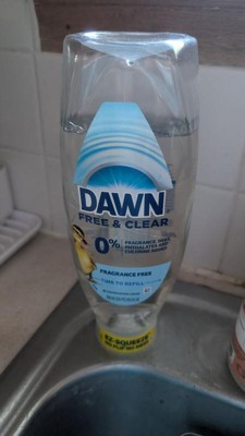 Dawn Unscented Free & Clear Ez Squeeze Dishwashing Liquid - 24.3 Fl Oz ...