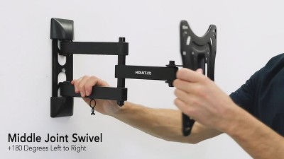 Mount-It! Full Motion TV Wall Mount Monitor Wall Bracket with Swivel ...