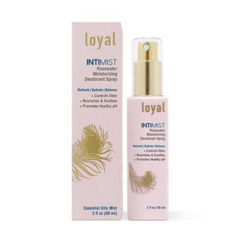 Loyal Intimist Rosewater Moisturizing Deodorant Spray - 2 Fl Oz : Target