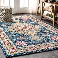 Bohemian Flair Boho Vintage Medallion Area Rug : Target