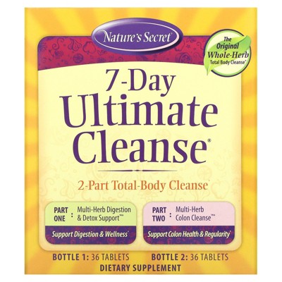 Nature's Secret 7-day Ultimate Cleanse, 2-part Total-body Cleanse, 2 ...