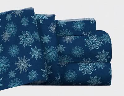 Snowdrift Cotton Flannel Twin Sheet Set By Bare Home : Target