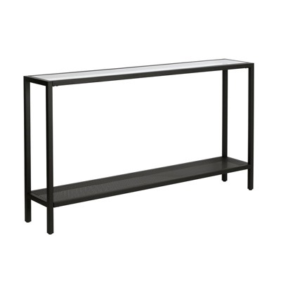 55' 2-shelf Console Table In Black - Henn&hart : Target