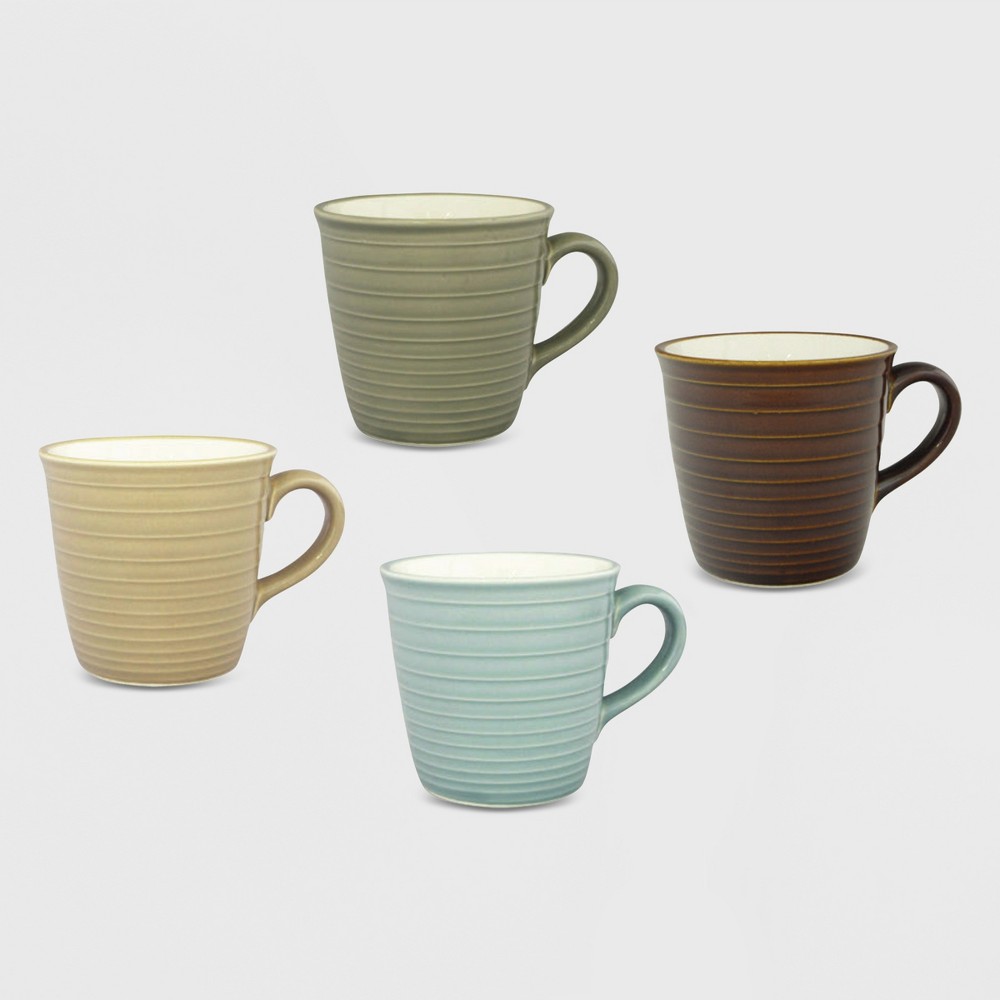 UPC 727870139097 - 13oz 4pk Stoneware Soho Mugs - Sango | upcitemdb.com