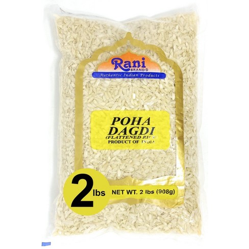 Poha Thick Dagadi (flattened Rice) - 32oz (2lbs) 908g - Rani Brand ...