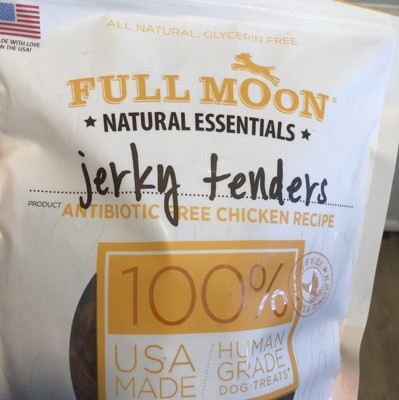FULL MOON Chicken Jerky Human-Grade Dog Treats, 12-oz Bag
