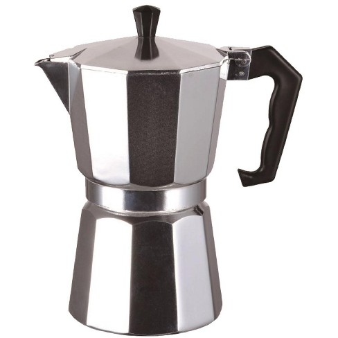 J&v Textiles Stovetop Espresso And Coffee Maker, Moka Pot For Classic ...