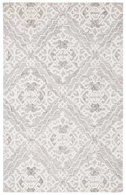 Micro-loop Mlp620 Hand Tufted Area Rug - Charcoal - 4'x6' - Safavieh ...