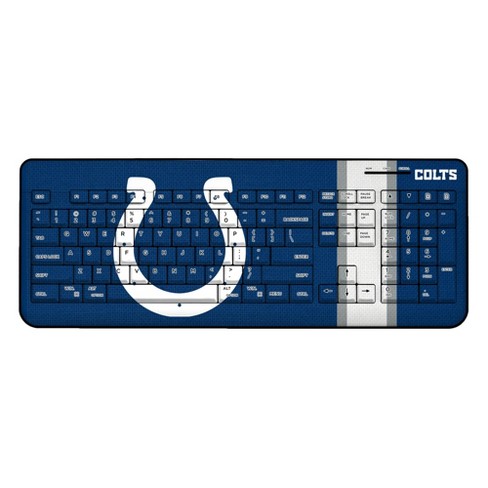 Keyscaper Indianapolis Colts Stripe Wireless Usb Keyboard : Target