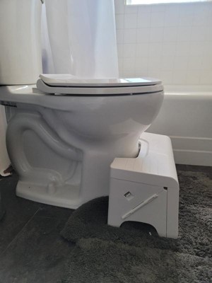 7" Fold-n-stow Foldable Toilet Stool White - Squatty Potty : Target