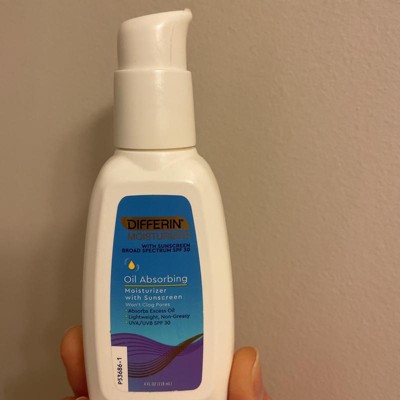 Differin Oil Absorbing Moisturizer With Sunscreen, Broad-spectrum Uva ...