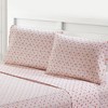 Modern Threads Sweet Rose Printed 4 Piece Sheet Set, Blush Queen : Target