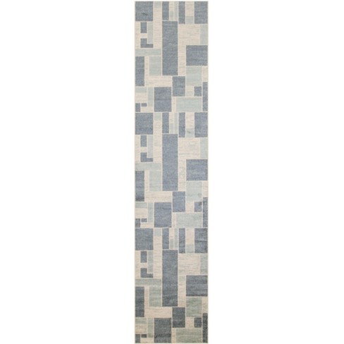 Nourison Astra Machine Washable Contemporary Color Block Indoor Rug ...