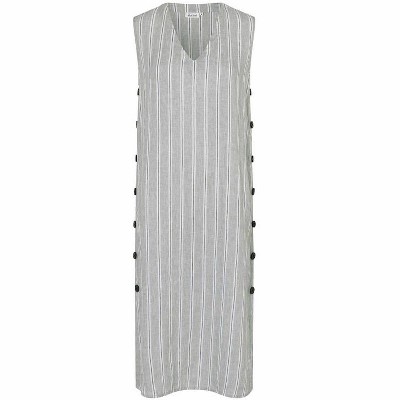 Masai Copenhagen - Nukus Linen Striped Dress - Xxl : Target