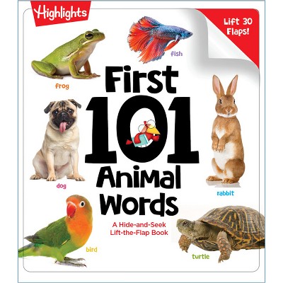 First 101 Animal Words - (highlights First 101 Words) (board Book) : Target