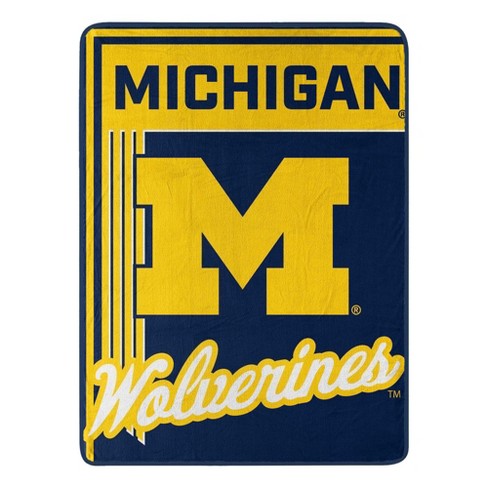 Ncaa Michigan Wolverines 46" X 60" Raschel Throw Blanket : Target